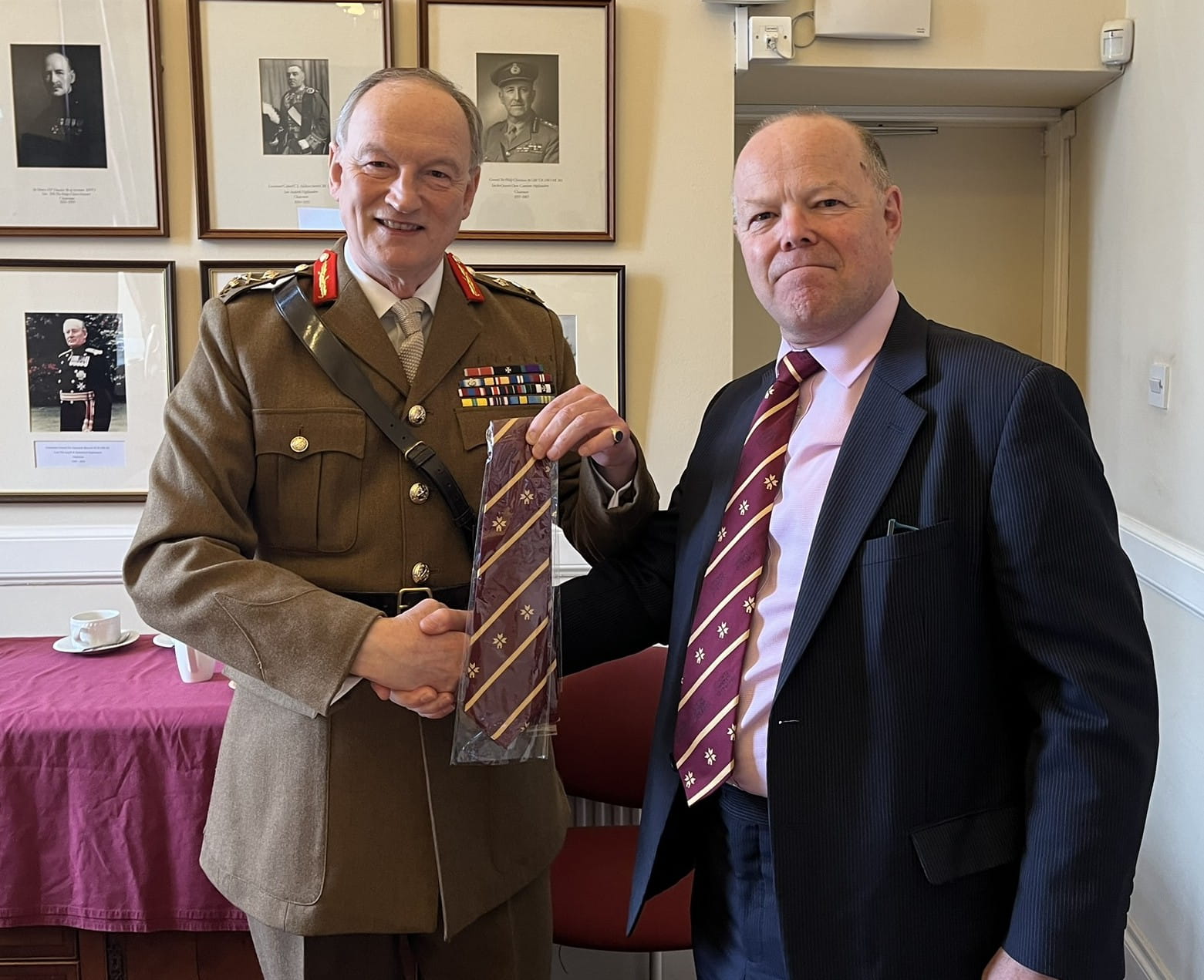 Governor of Edinburgh Castle visits SVR | News | Scottish Veterans ...